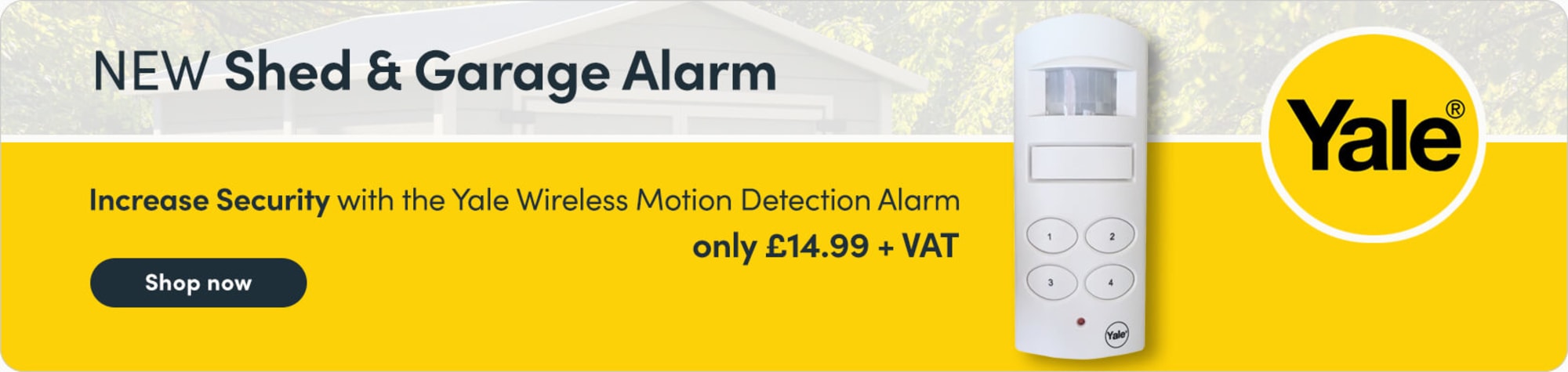 NEW Yale Shed and Garage Alarm